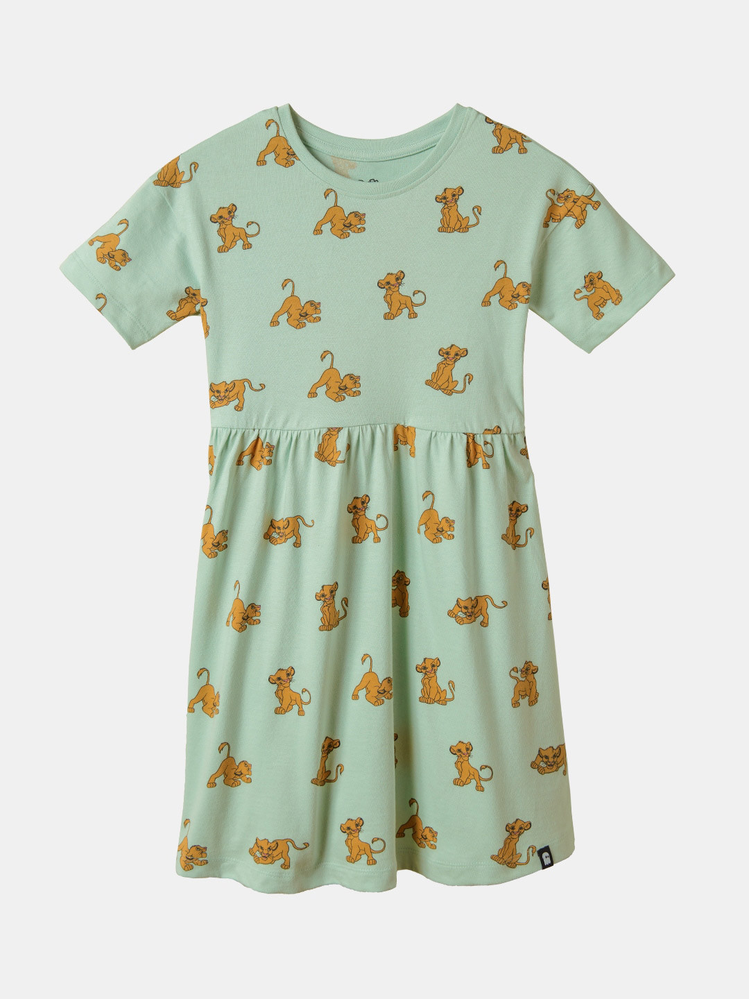 Buy The Souled Store Girls Graphic Printed Cotton A Line Dress ...