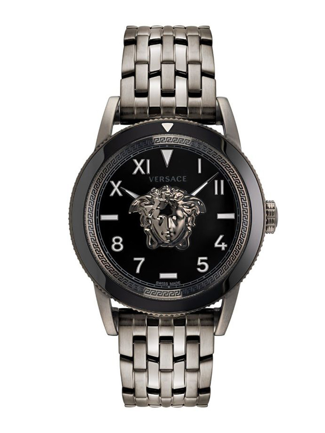 Buy Versace Men Printed Dial & Stainless Steel Bracelet Style Straps ...