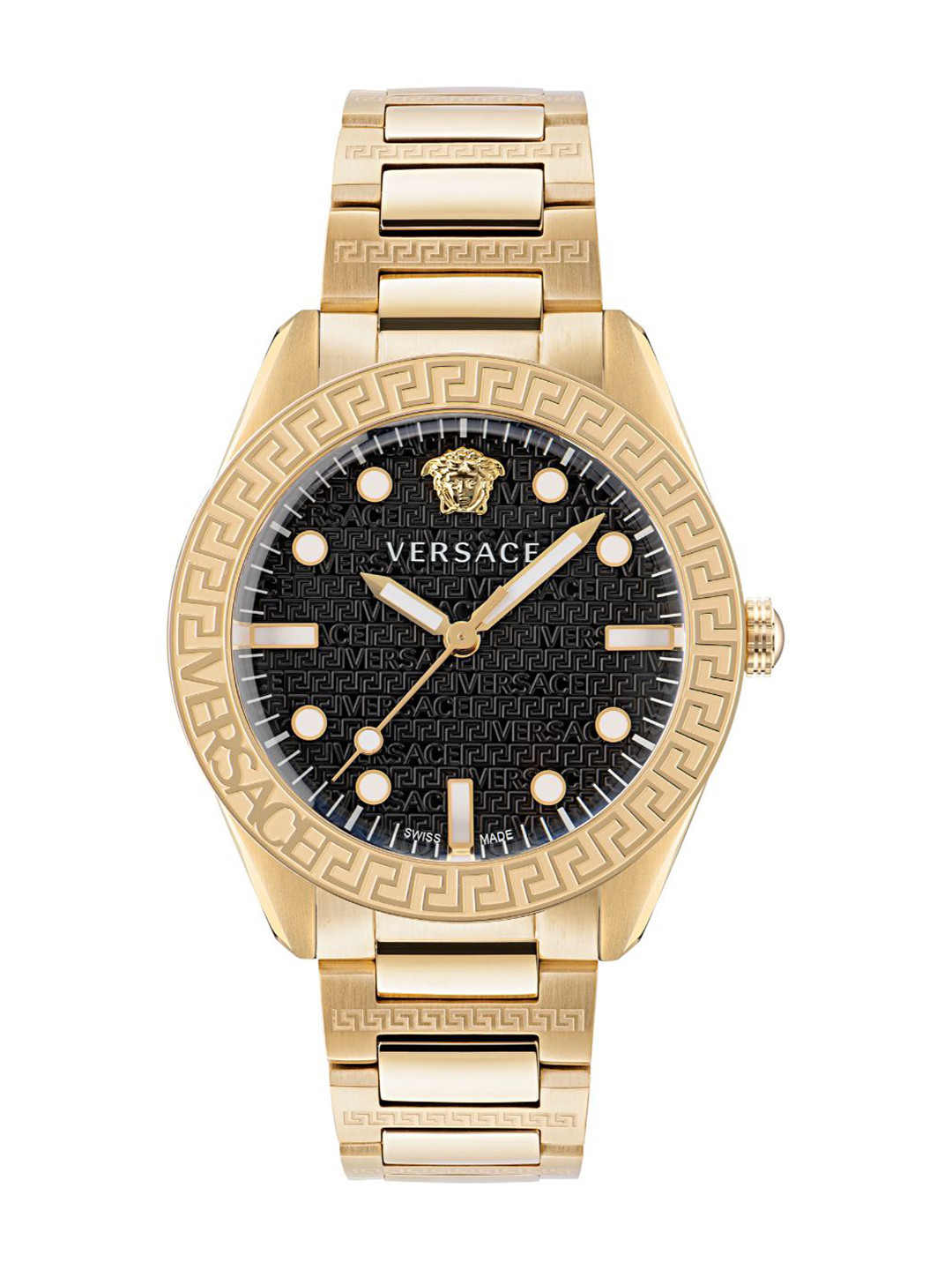 Buy Versace Men Stainless Steel Bracelet Style Straps Analogue Watch ...