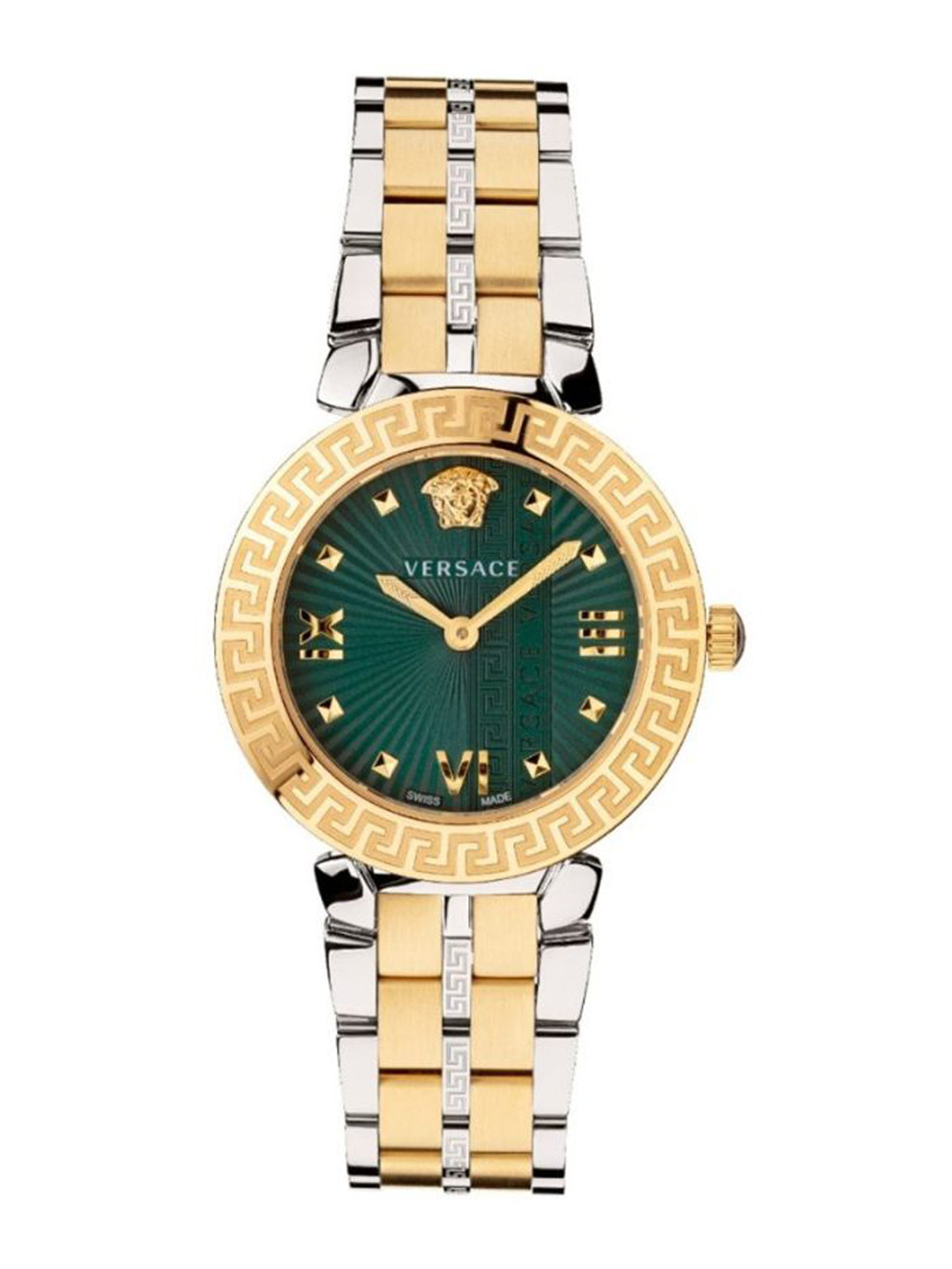 Buy Versace Women Embellished Dial & Stainless Steel Bracelet Style ...