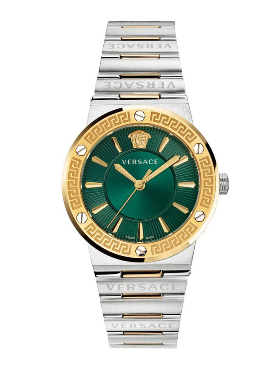Buy Versace Women Embellished Dial & Stainless Steel Bracelet Style ...