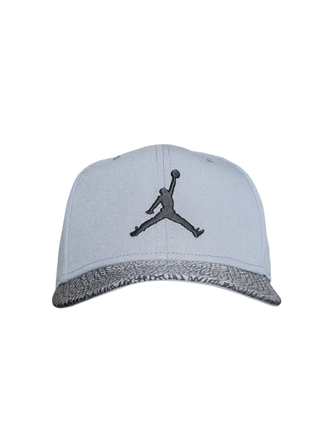 Buy Nike Unisex Grey Jordan Elephant Bill Patterned Basketball Cap ...