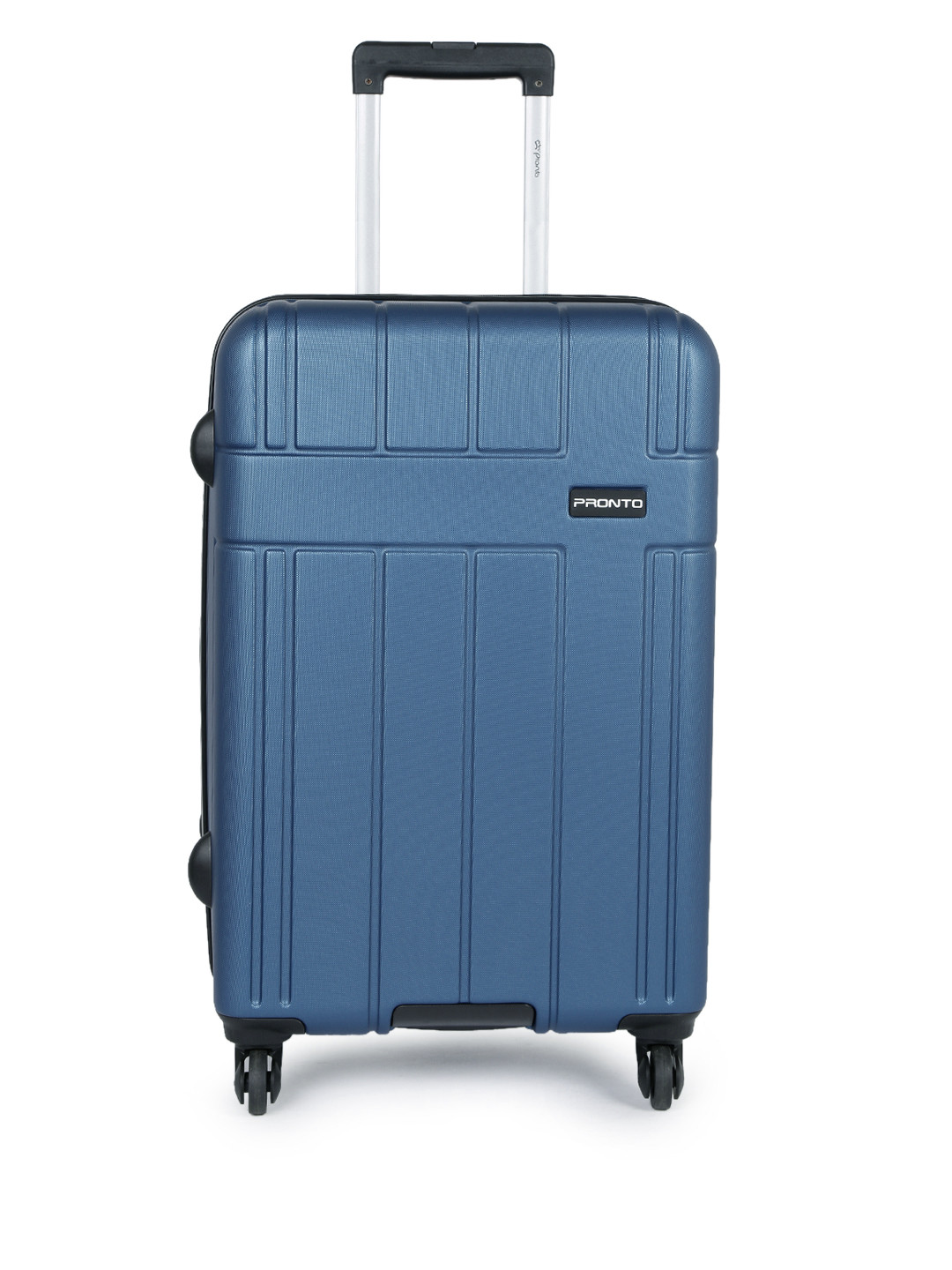 Buy Pronto Unisex Blue BREEZA 4 W Spinner 58 Medium Trolley Suitcase ...