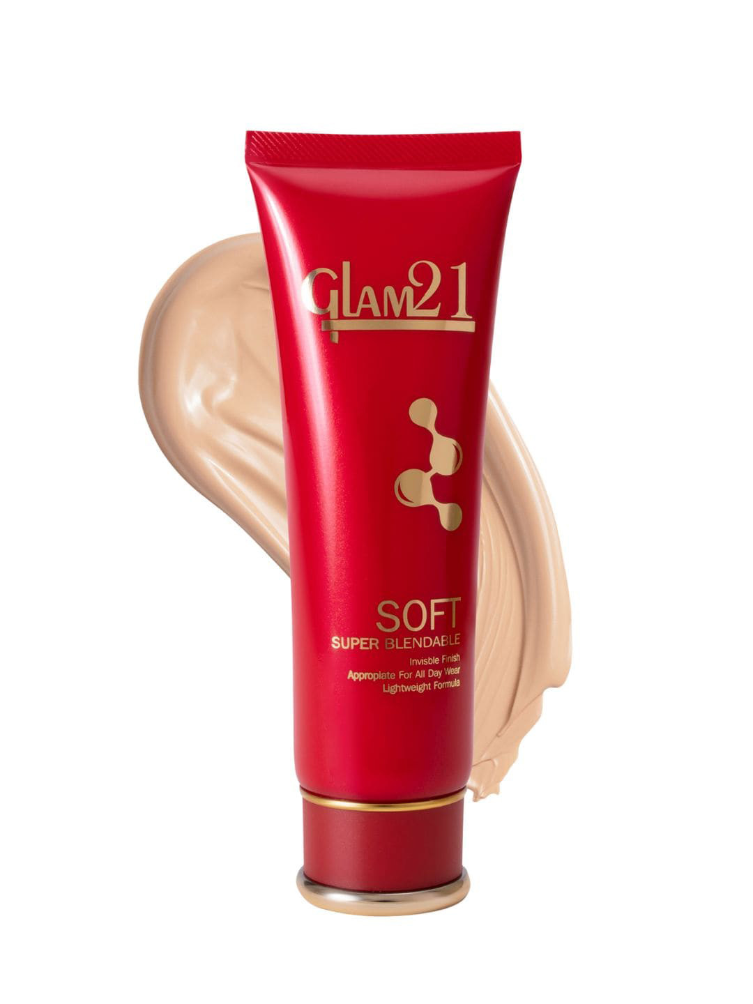 Buy GLAM21 Soft Super Blendable All Day Lightweight Tube Foundation 50g ...