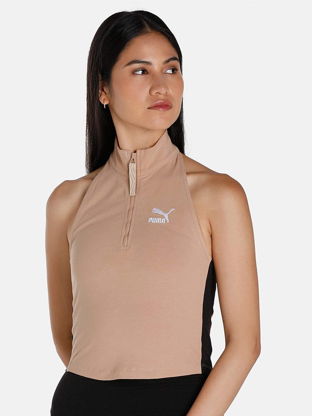 Buy Puma T7 Side Half Zip Slim Fit Top - Tops for Women 21887656 | Myntra