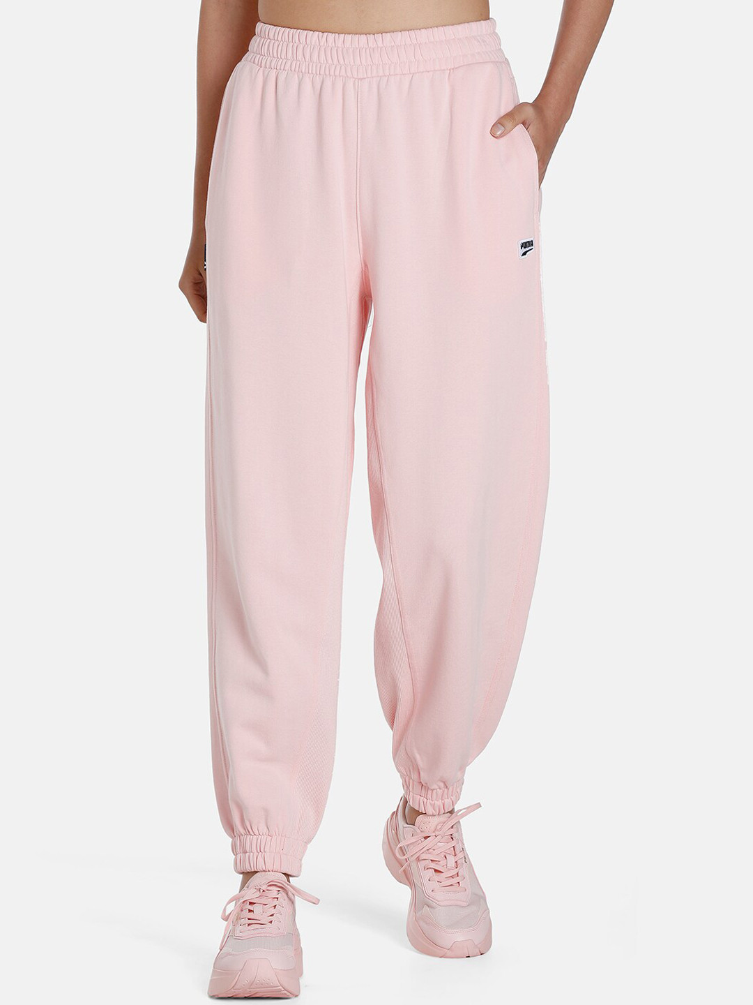 Buy Puma Women DOWNTOWN Relaxed Fit Cotton Sustainable Joggers - Track ...
