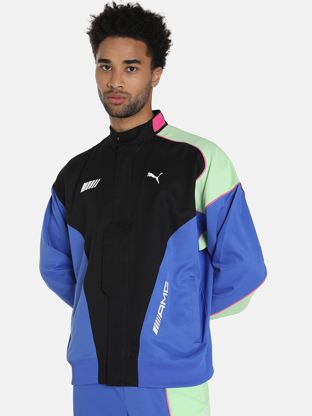 Buy PUMA Motorsport Men AMG Woven Sports Regular Fit Jacket - Jackets ...