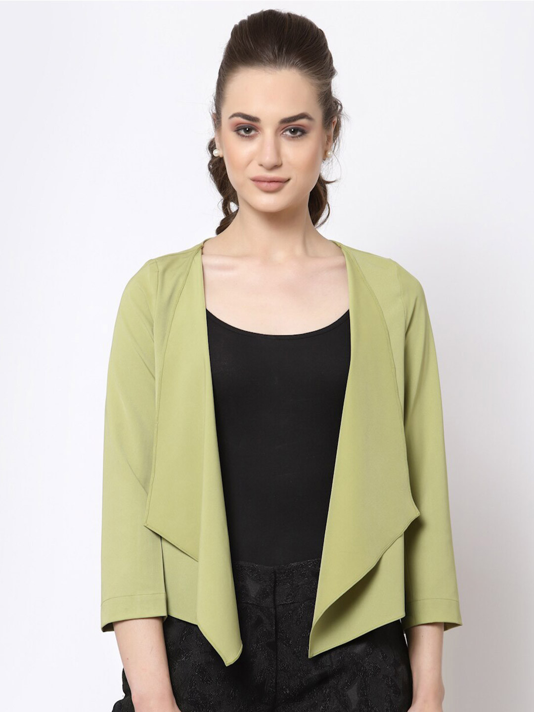 Buy OFFICE & YOU Women Asymmetrical Shurg - Shrug for Women 21900378 ...