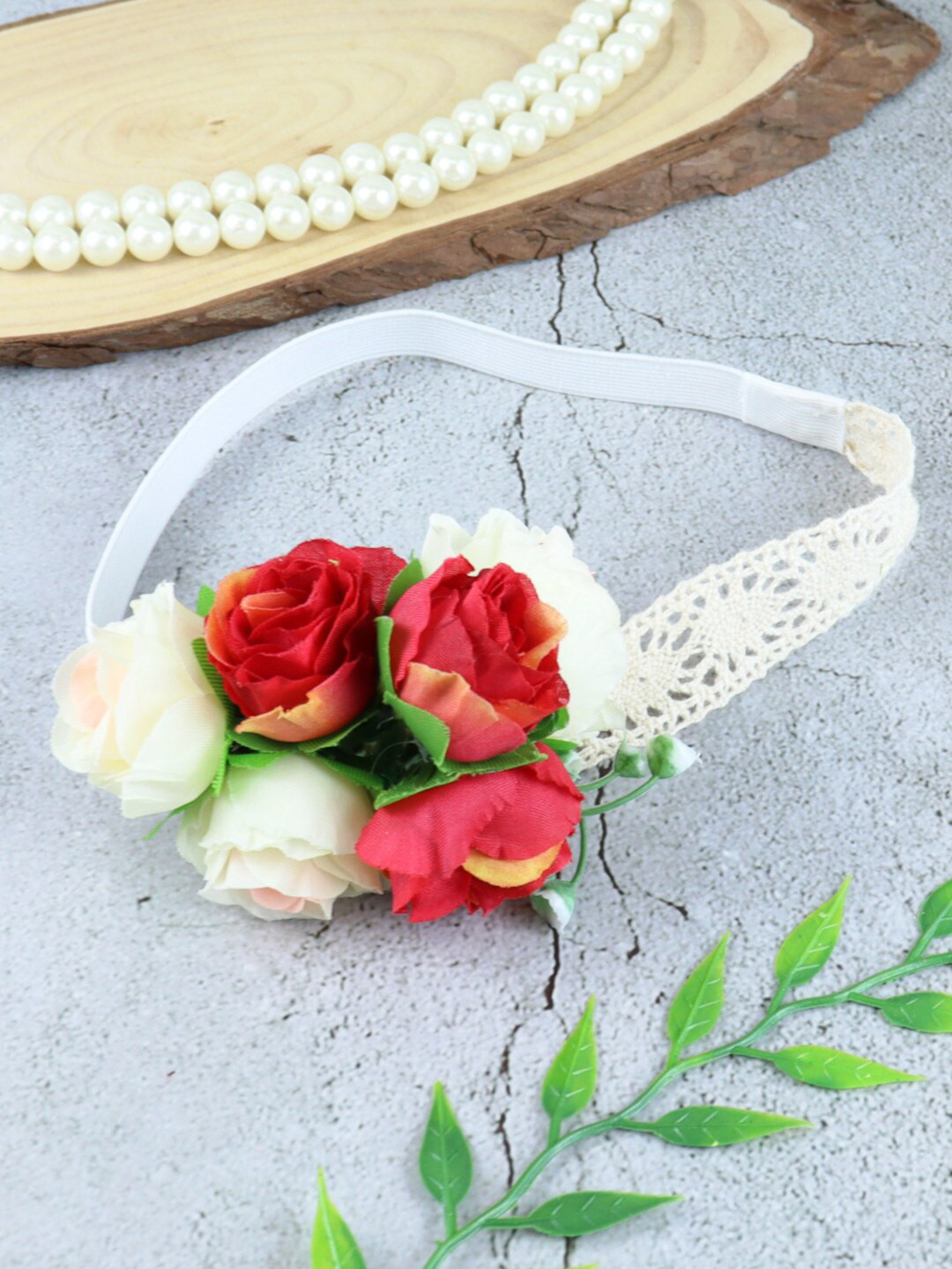 Buy Asthetika Kids Girls Lace Hairband - Hair Accessory for Girls ...