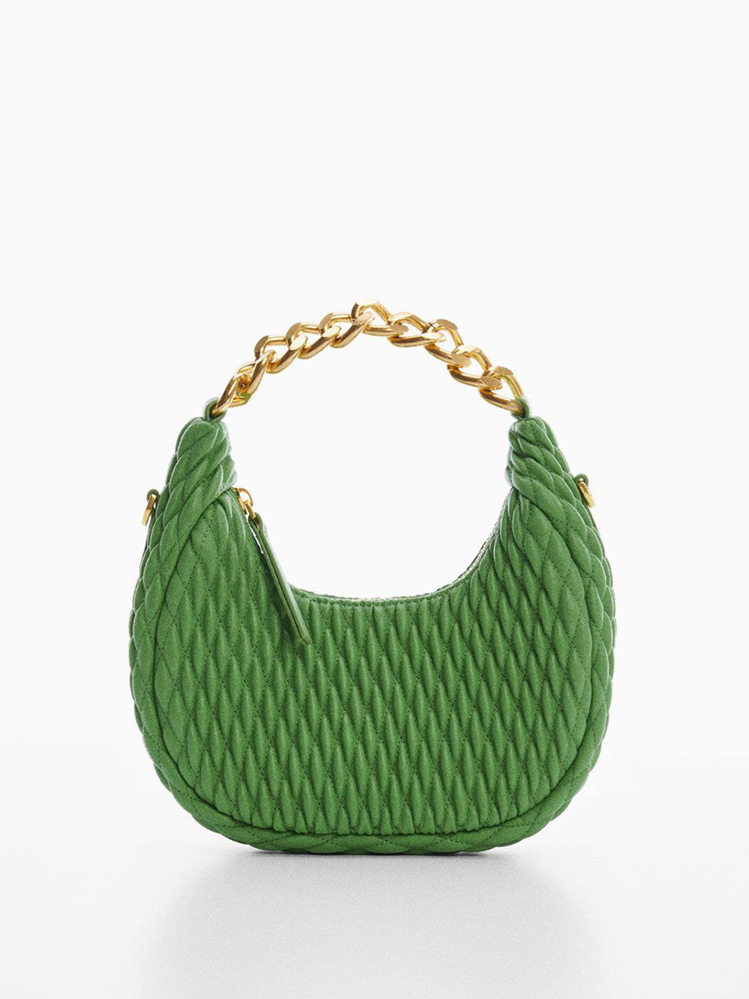 Buy MANGO Women Textured Structured Handheld Bag - Handbags for Women ...