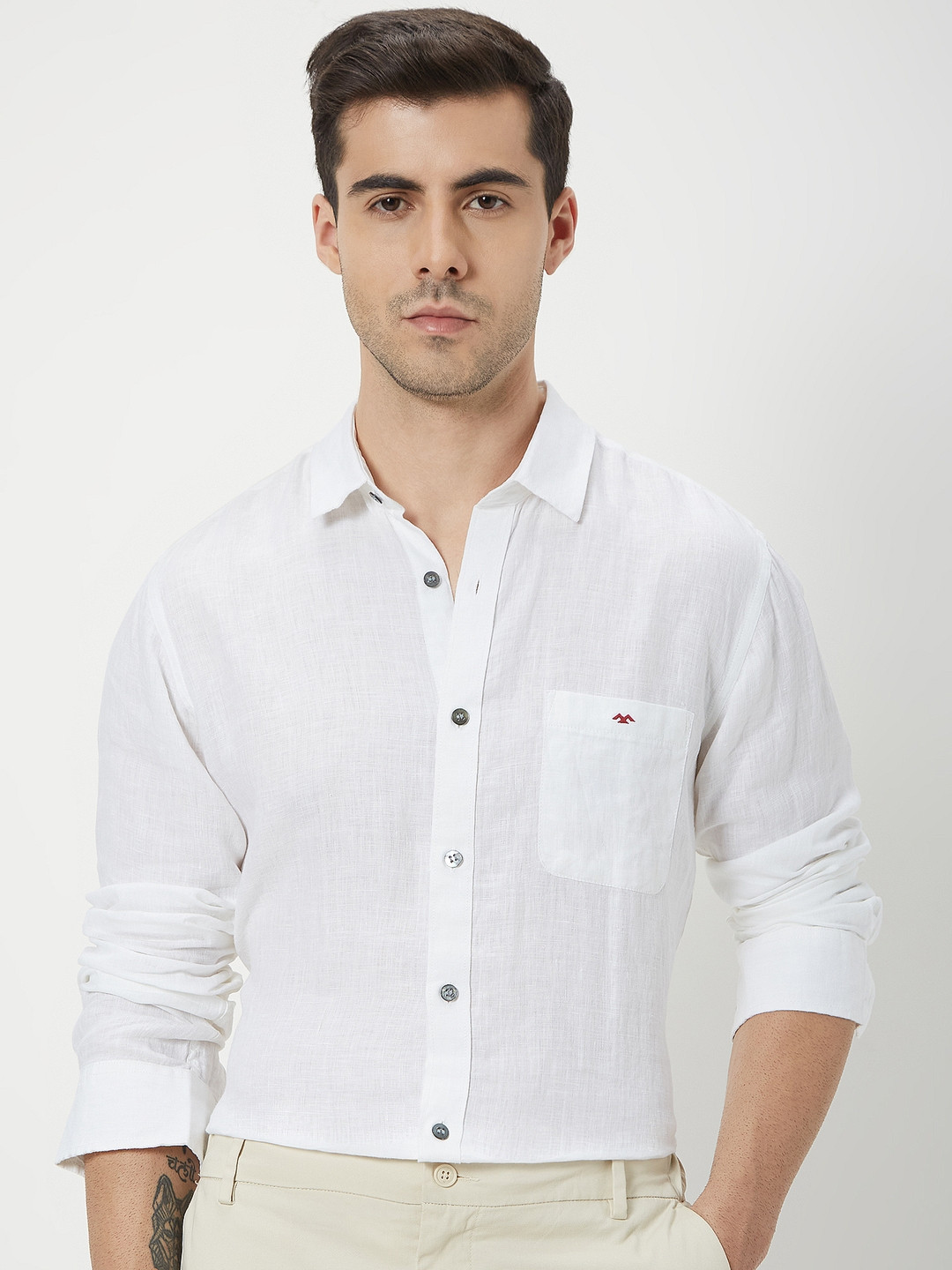 Buy Mufti Linen Casual Shirt - Shirts for Men 21902184 | Myntra