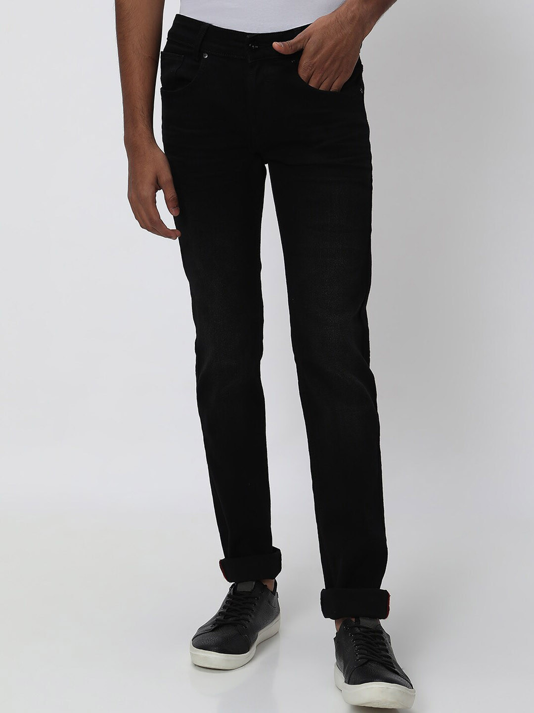 Buy Mufti Men Slim Fit Stretchable Cotton Jeans - Jeans for Men ...