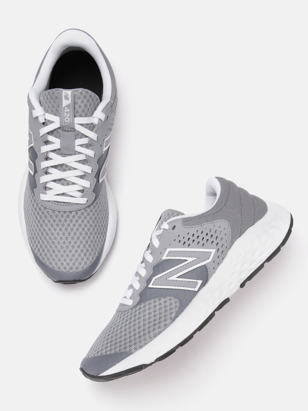 Buy New Balance Men Grey Running Shoes - Sports Shoes for Men 21920964 ...