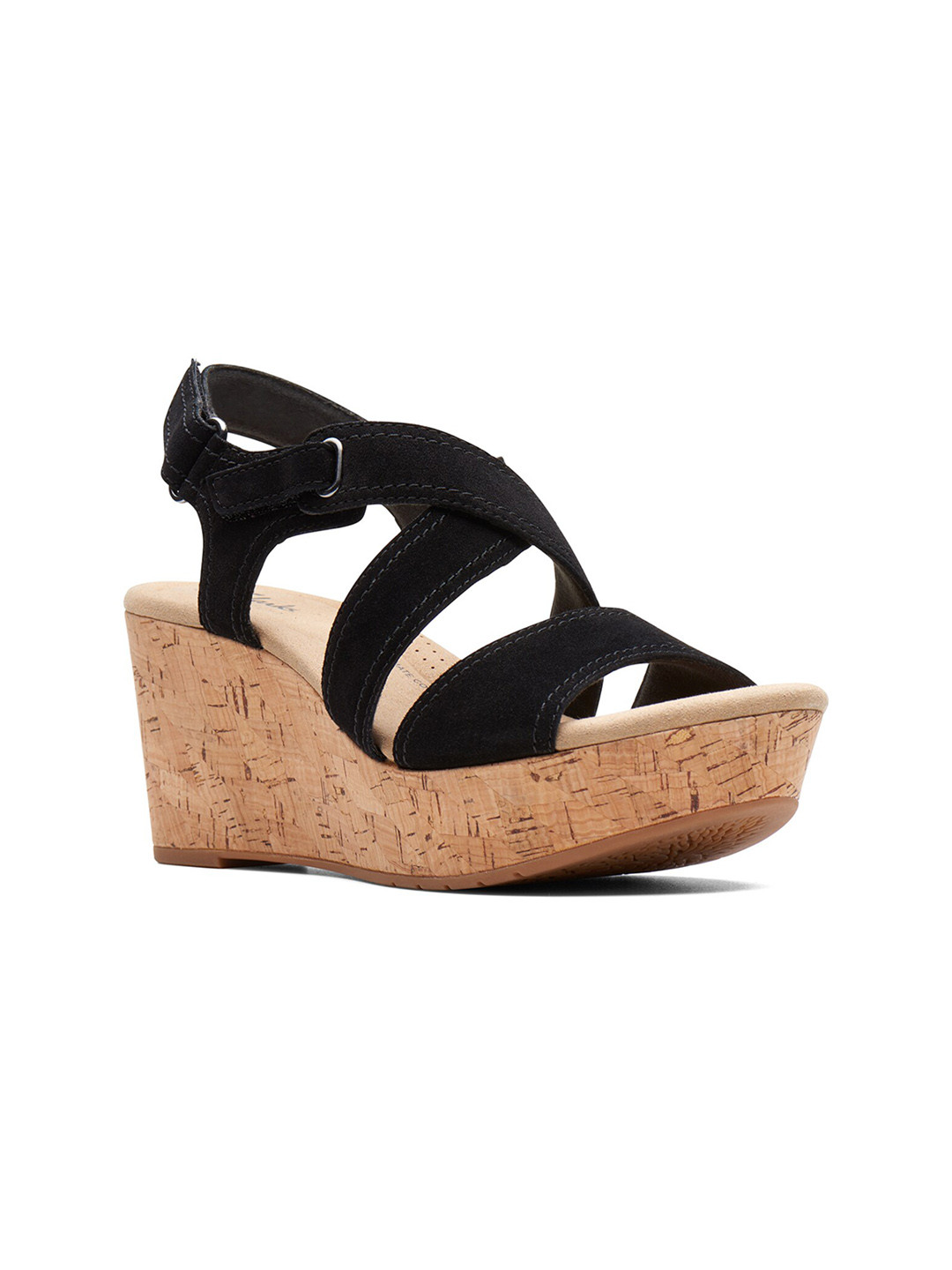 Buy Clarks Suede Wedges With Buckles - Heels for Women 21928506 | Myntra
