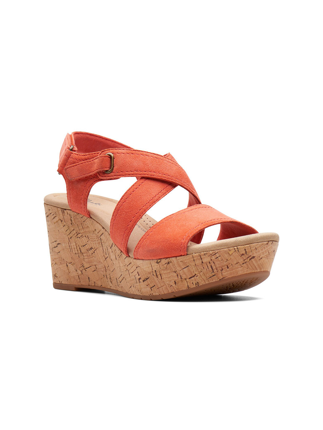Buy Clarks Suede Wedges With Buckles - Heels for Women 21928510 | Myntra