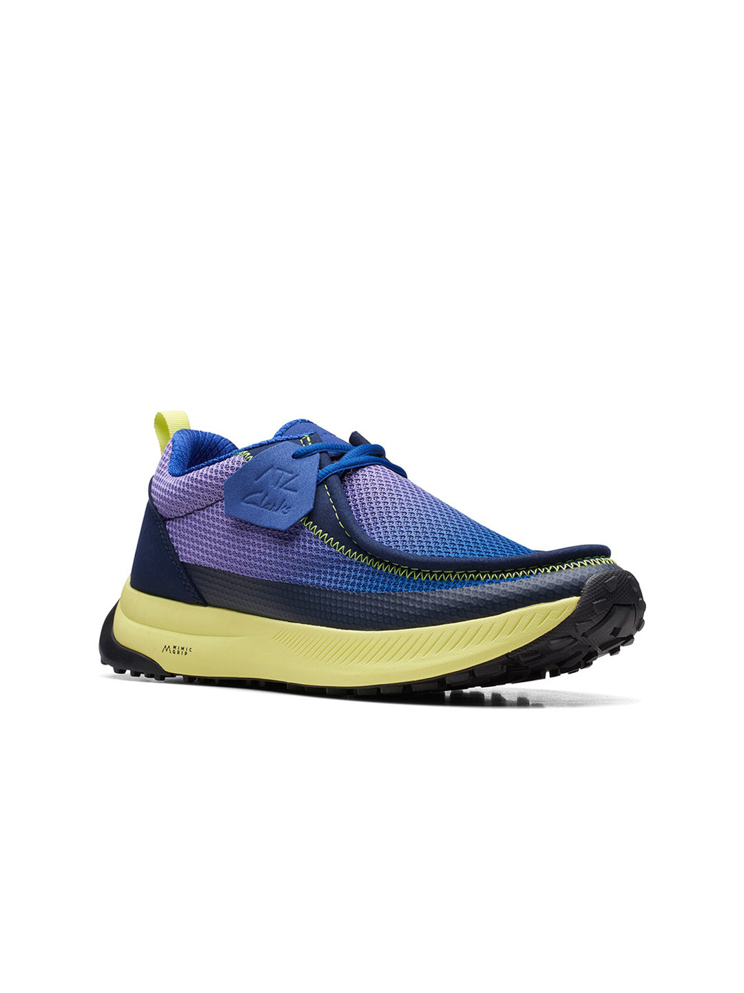 Buy Clarks Men ATL TrailWally Colourblocked Comfort Insole Textile ...