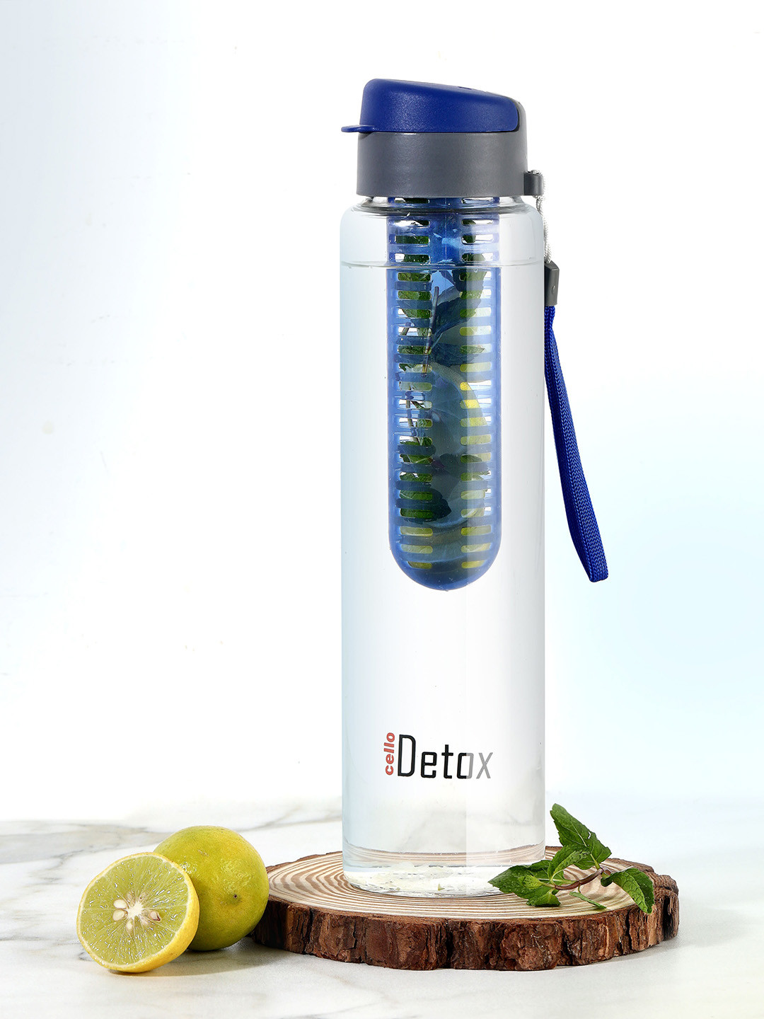 Buy Cello Detox 2 Pcs Assorted Fruit & Tea Infuser Glass Water Bottle ...