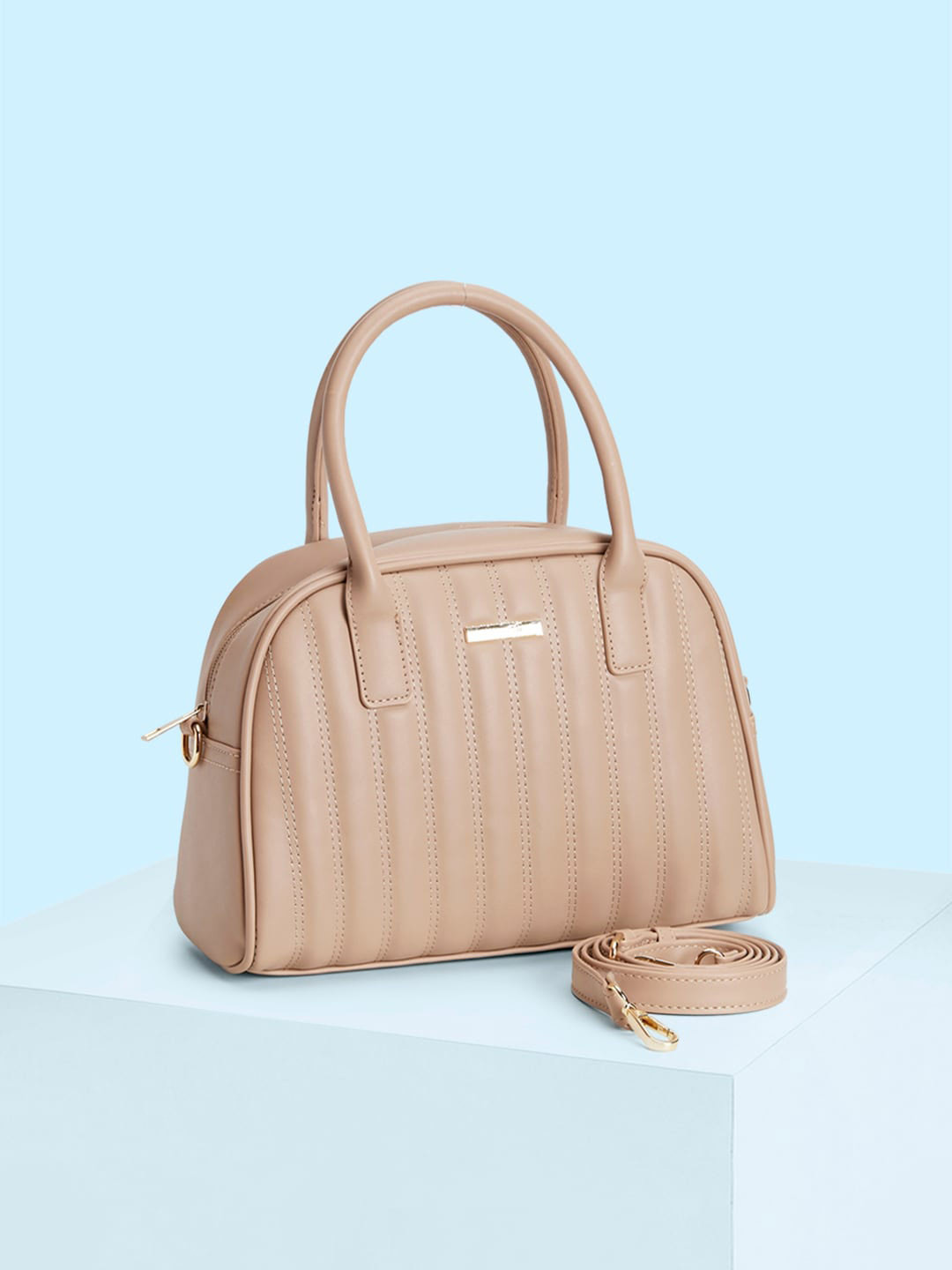 Buy Forever Glam By Pantaloons Structured Handheld Bag With Quilted ...