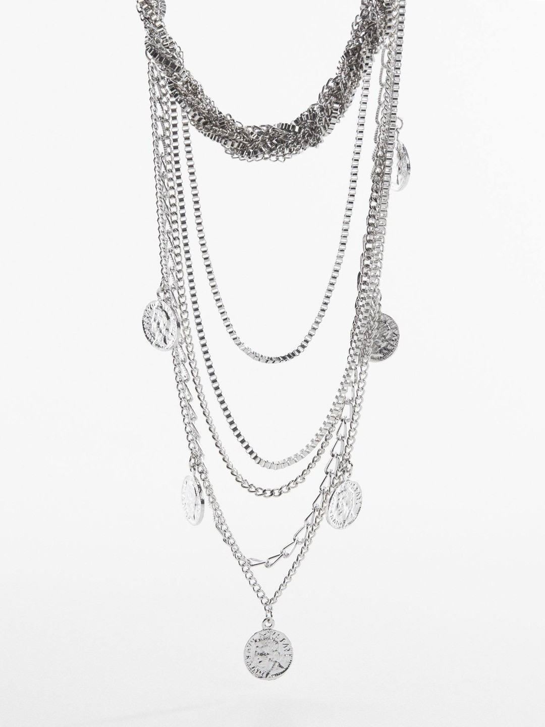 Buy MANGO Layered Necklace - Necklace And Chains for Women 21938868 ...