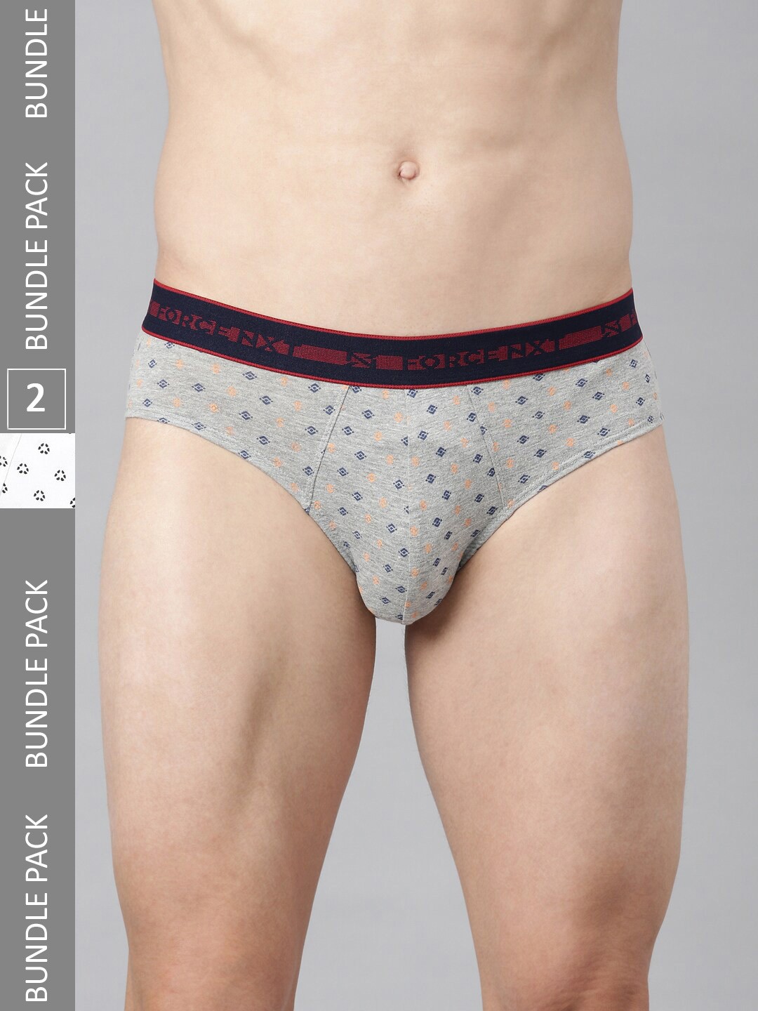 Buy Force Nxt Men Pack Of 2 Printed Cotton Basic Briefs Briefs For