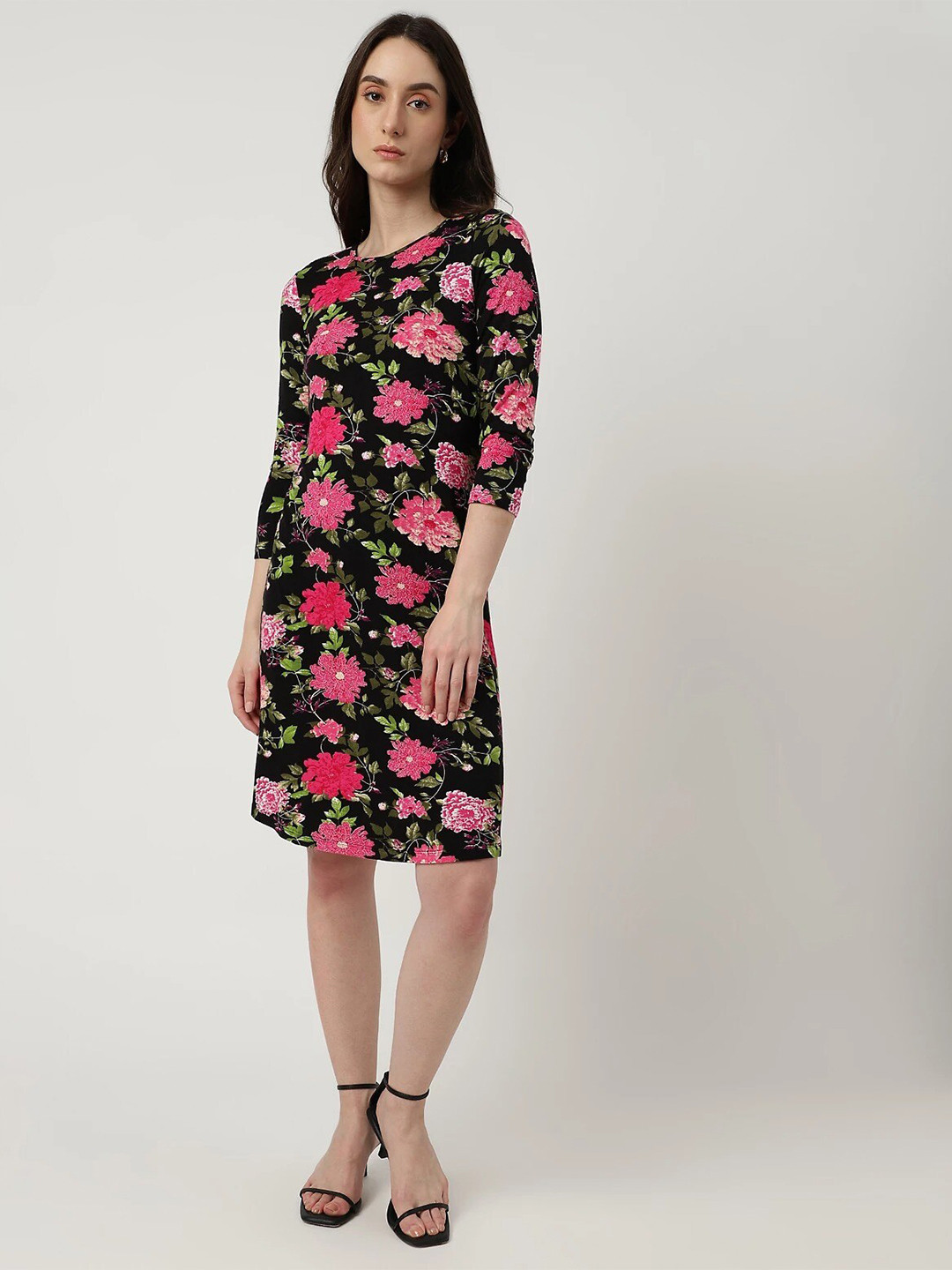 Buy Marks & Spencer Floral Printed Dress - Dresses for Women 21943368 ...