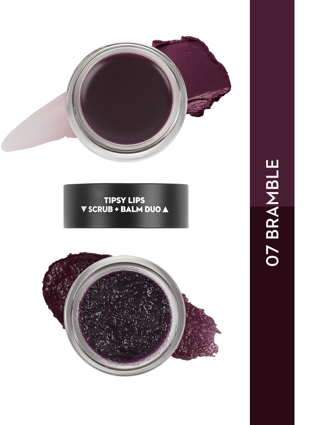 Buy SUGAR Tipsy Lips Scrub + Balm Duo Bramble 07 - Lip Balm for Unisex ...