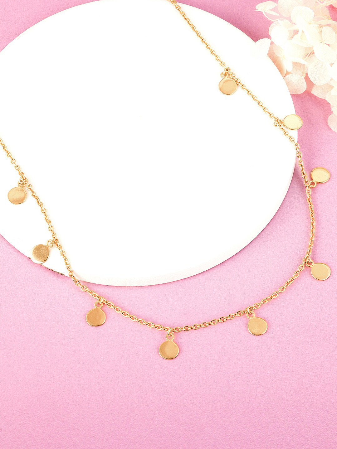 Buy GIVA Gold Plated Sterling Silver Gypsy Charm Necklace - Necklace ...