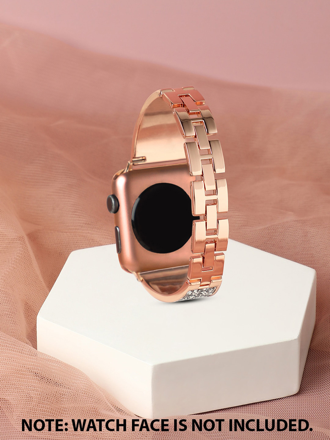 Buy HAUTE SAUCE By Campus Sutra Women Embellished Metal Apple Watch ...