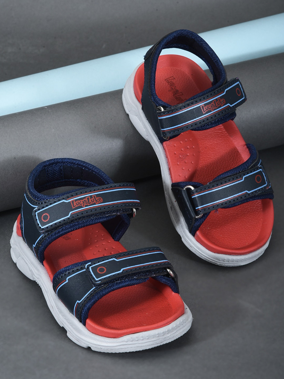 Buy Liberty Kids Fabric Open Toe Sports Sandals With Velcro - Sandals ...