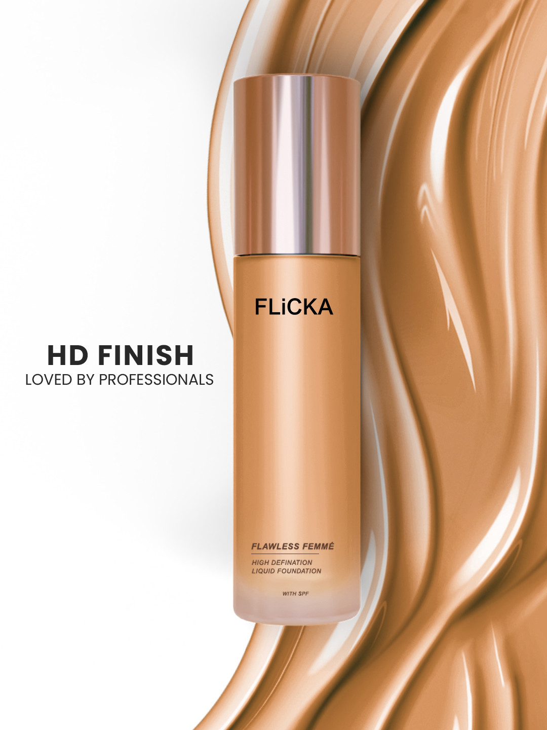 Buy FLiCKA Flawless Femme Natural Waterproof & Moisturizing Foundation ...