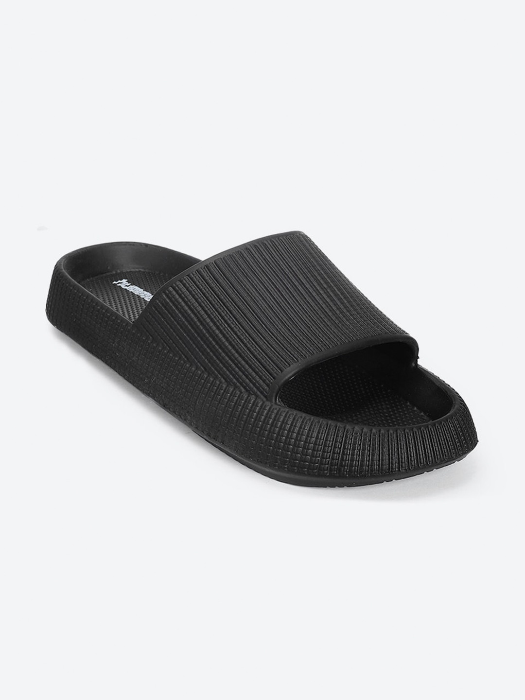 Buy Hummel Men Textured Rubber Sliders - Flip Flops for Men 21967974 ...