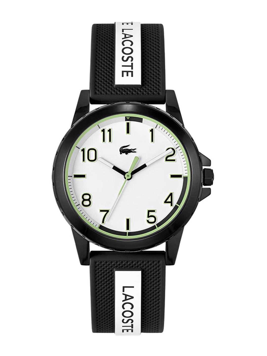 Buy Lacoste Textured Dial Silicon Straps Analogue Watch 2020141 ...