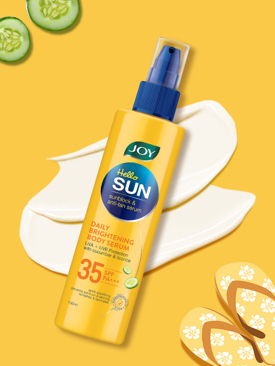 Buy JOY Daily Brightening Body Serum Sunscreen Spray SPF 35 PA+++ 150ml ...
