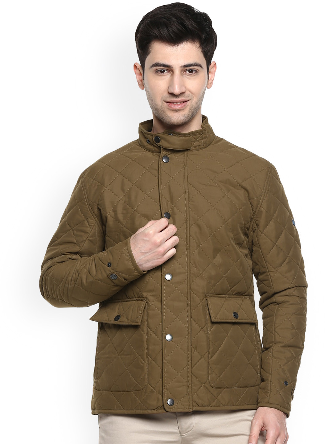 Buy Red Chief Men Mock Collar Quilted Jacket - Jackets for Men 21976136 ...