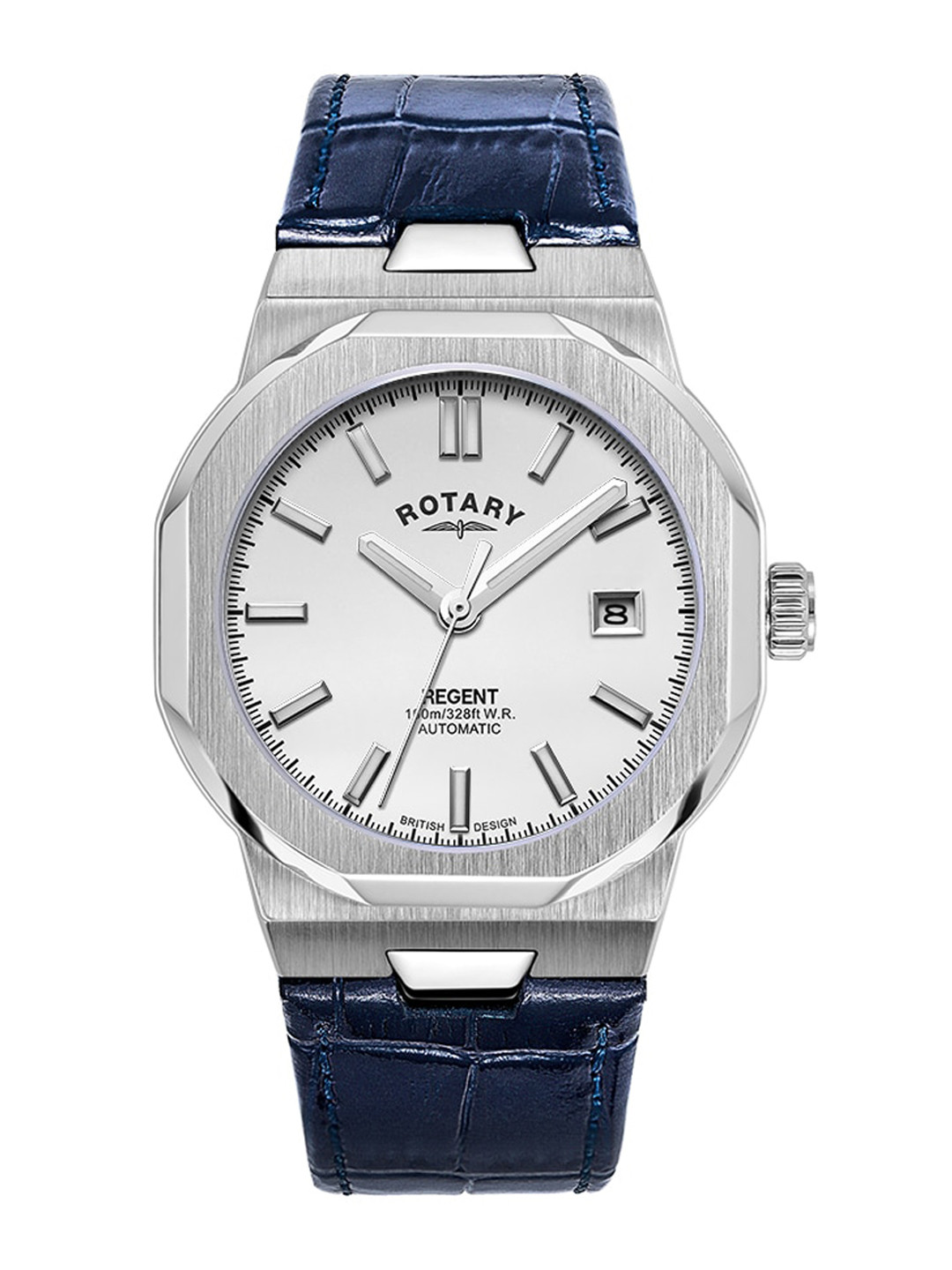 Buy Rotary Men Round Dial & Leather Textured Straps Analogue Watch ...