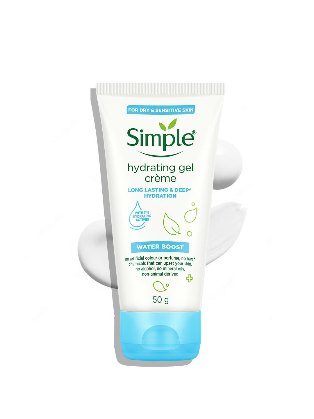 Buy Simple Water Boost Hydrating Gel Creme For Dry & Sensitive Skin ...