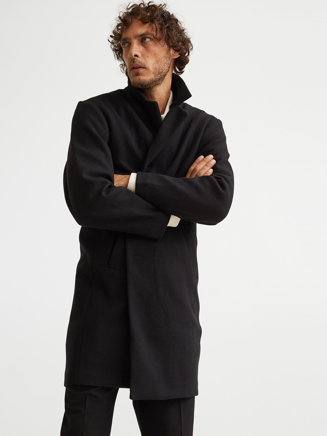 Buy H&M Men Wool Blend Coat - Coats for Men 21984514 | Myntra