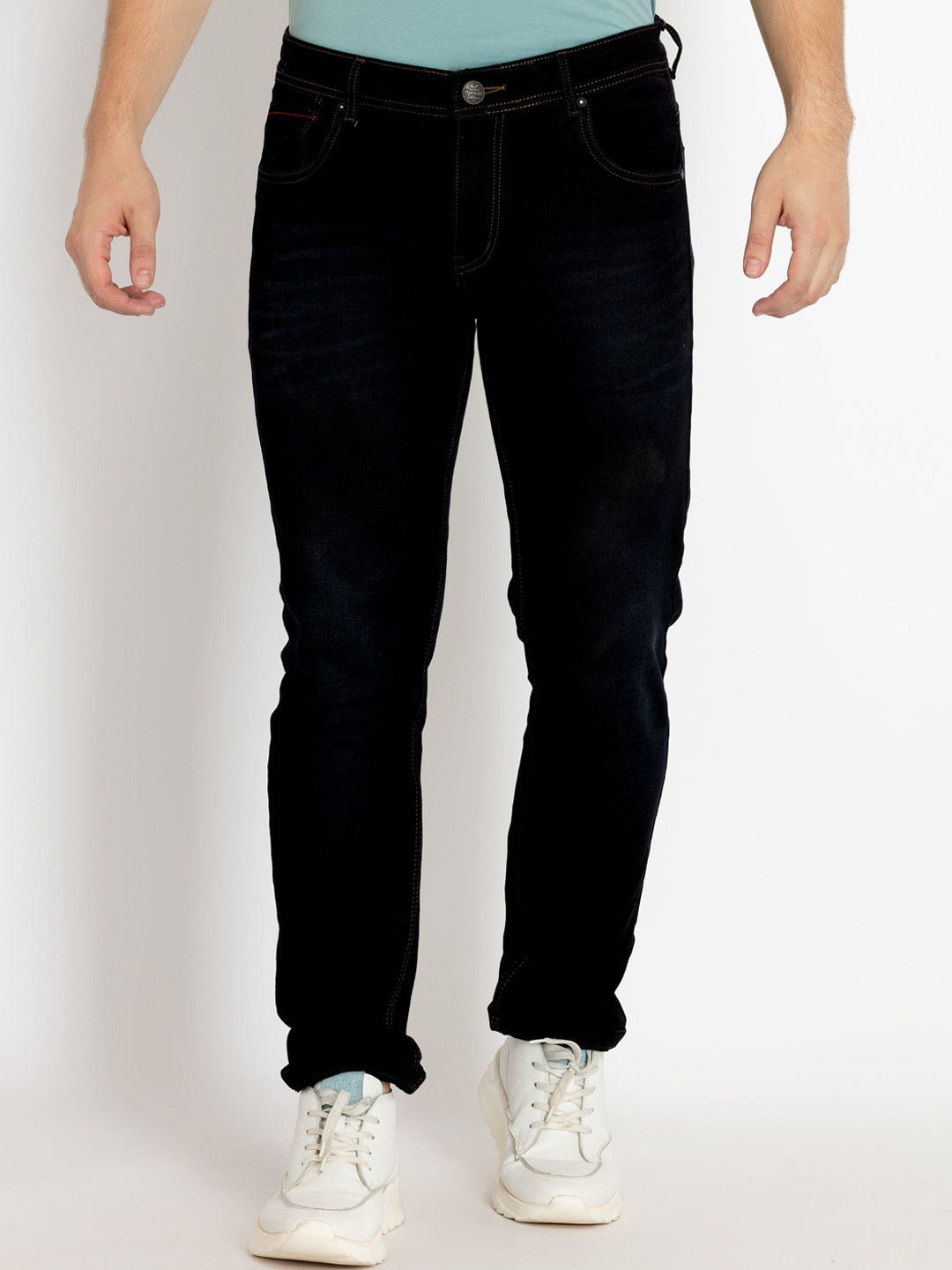 Buy Status Quo Men Straight Fit Stretchable Jeans - Jeans for Men ...