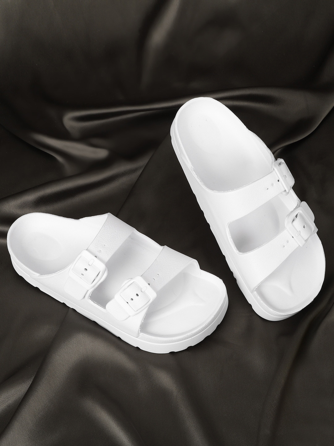 Buy Truffle Collection Women Two Strap Sliders - Flip Flops for Women ...