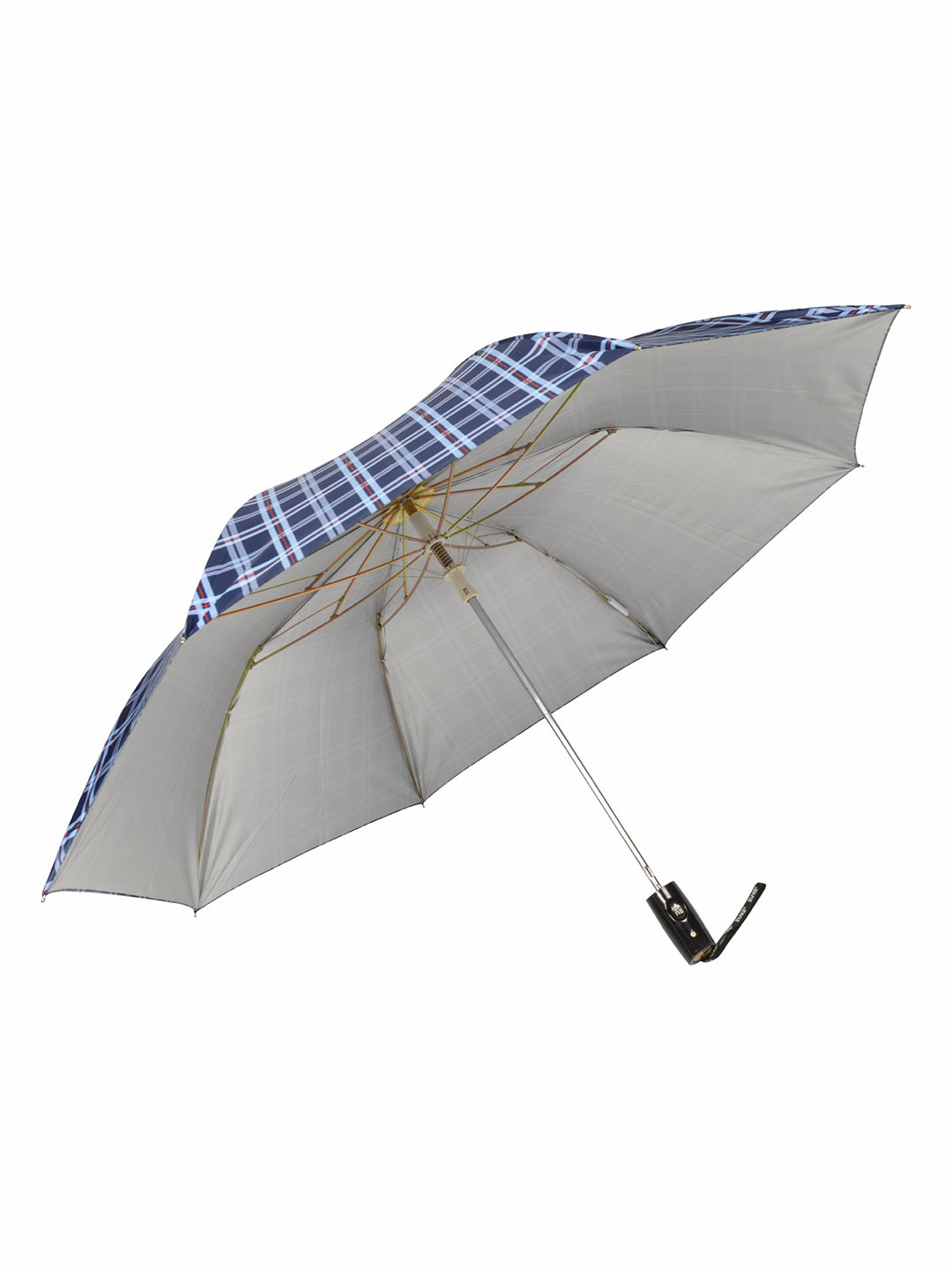 Buy EUME Armor Checkered Auto Open 2 Fold Umbrella - Umbrellas for ...