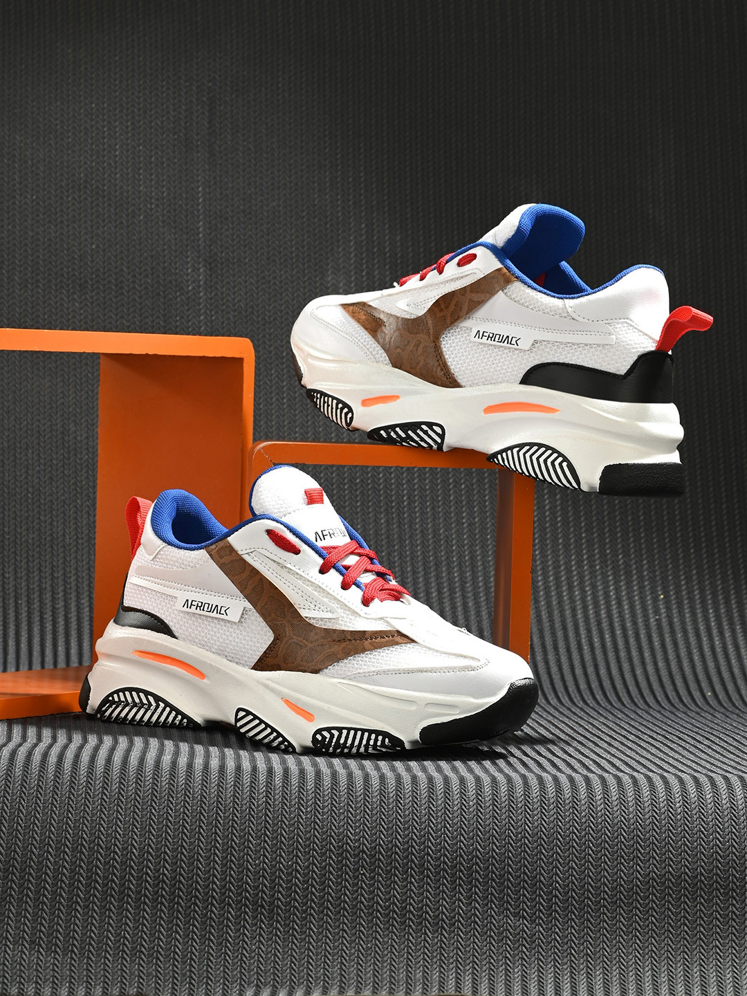 Buy AfroJack Women Colourblocked Lace Up Sneakers - Casual Shoes for ...