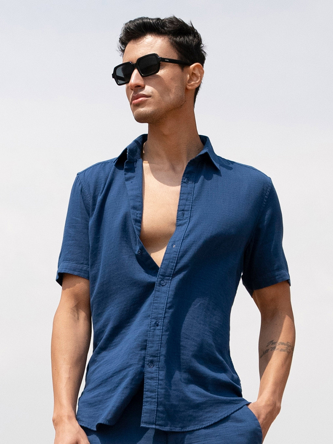 Buy RARE RABBIT Men Lay Slim Fit Cotton Shirt - Shirts for Men 22009990 ...