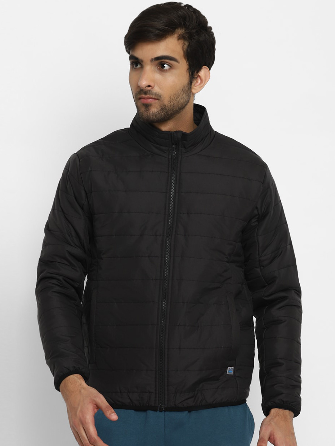 Buy FURO By Red Chief Men Mock Collar Long Sleeves Padded Jacket ...