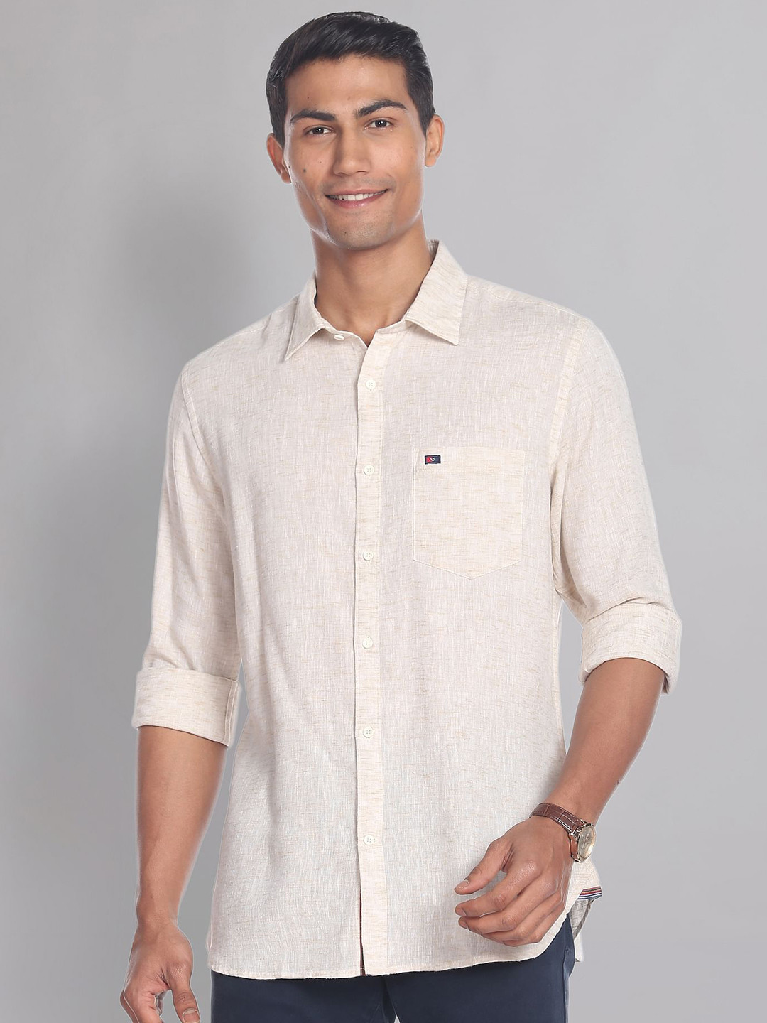 Buy AD By Arvind Slim Fit Casual Shirt - Shirts for Men 22012436 | Myntra