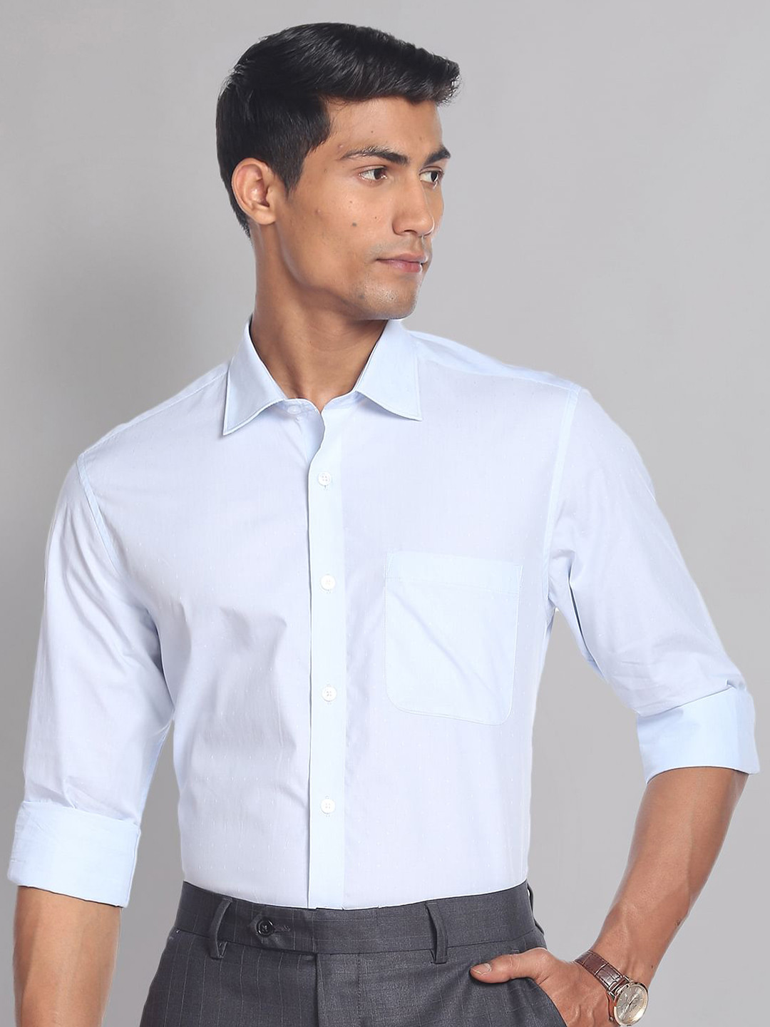 Buy AD By Arvind Men Formal Cotton Shirt - Shirts for Men 22012464 | Myntra