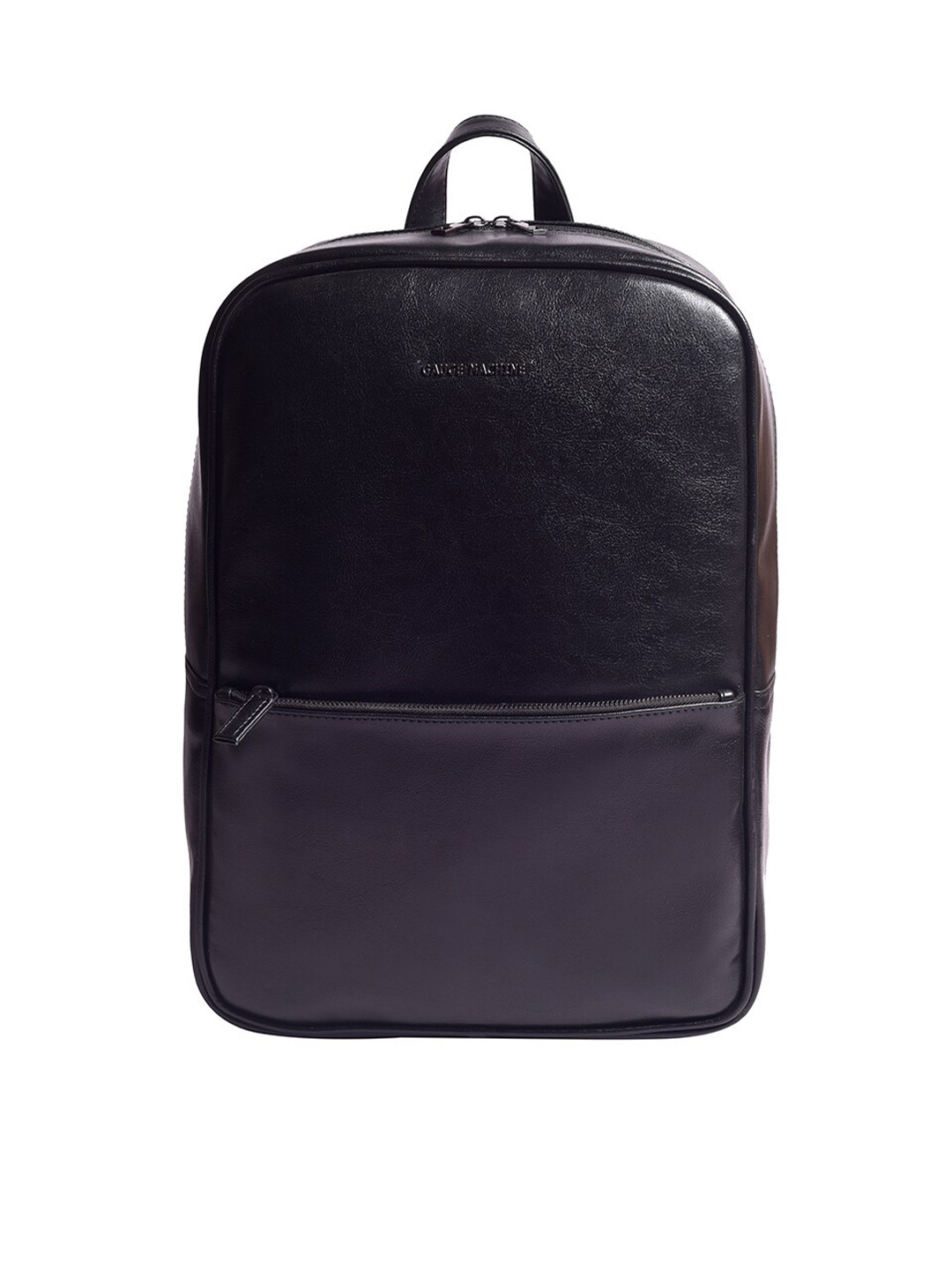 Buy Gauge Machine Black Backpack With Front Pocket - Backpacks for ...