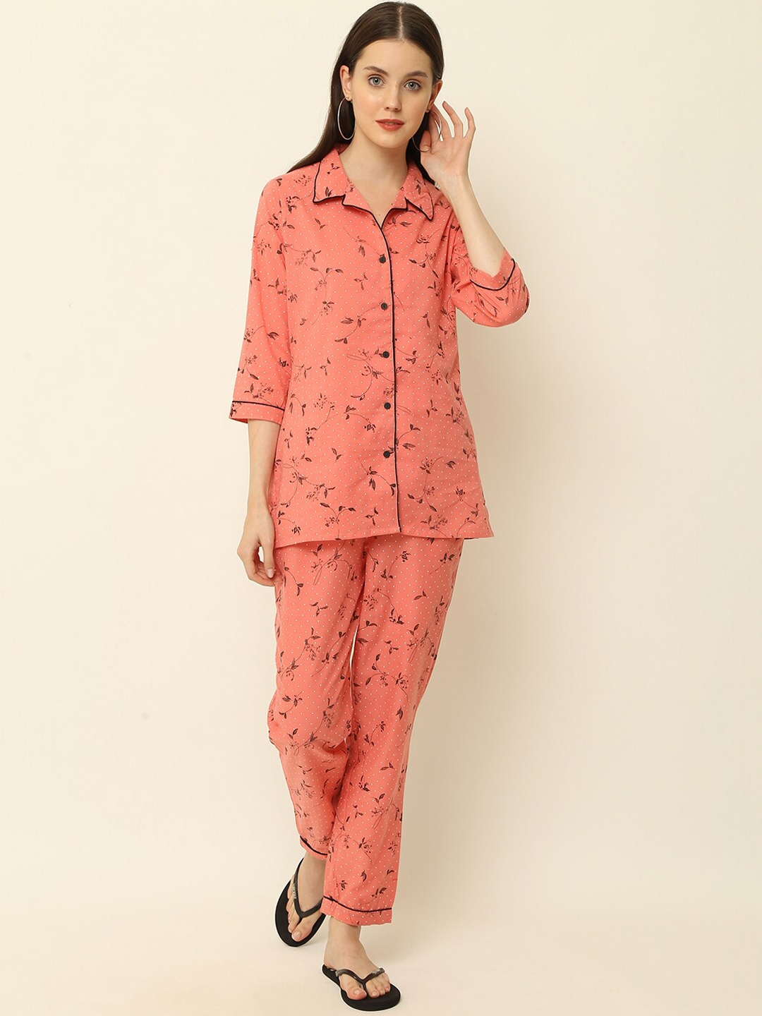 Buy Vastralay Floral Printed Pure Cotton Night Suit - Night Suits for ... Buy Vastralay Floral Printed Pure Cotton Night Suit - Night Suits for ...