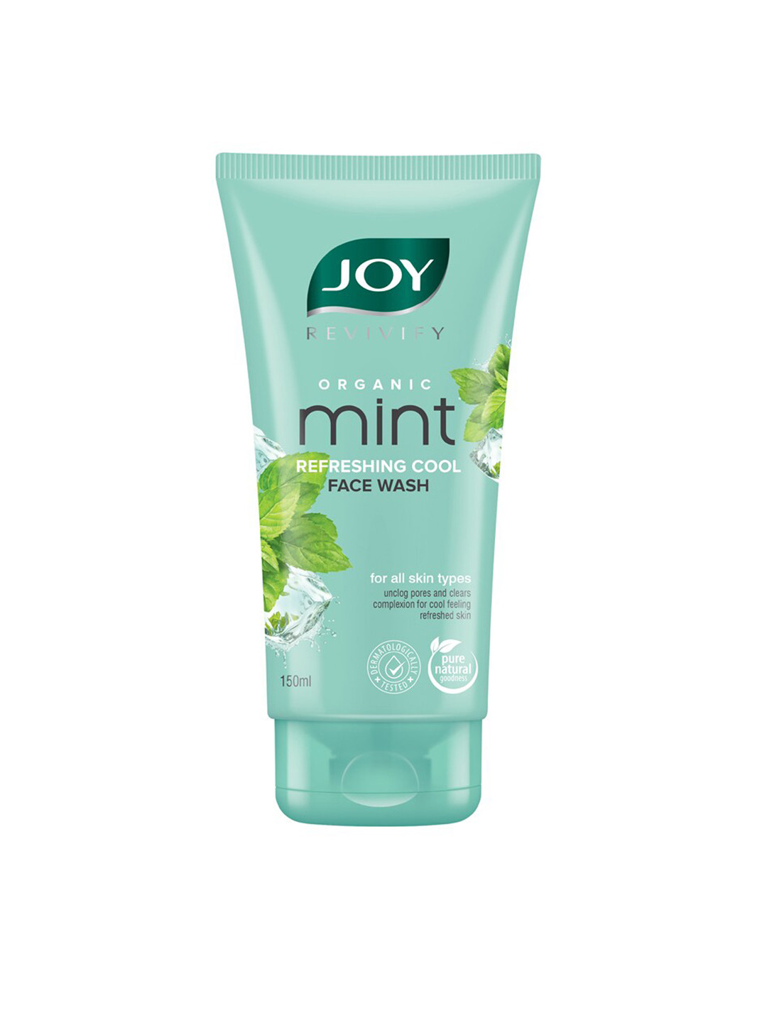 Buy JOY Revivify Organic Refreshing Cool Mint Face Wash 150 Ml - Face ...