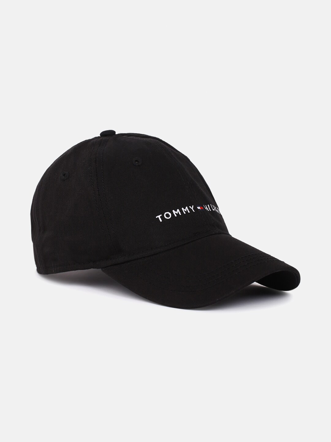 Buy Tommy Hilfiger Men Typography Embroidered Cotton Baseball Cap ...