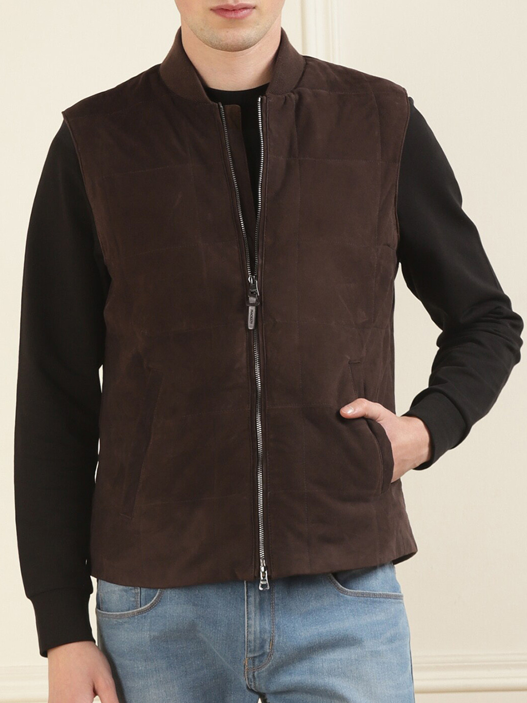 Buy HACKETT LONDON Men Suede Bomber Jacket - Jackets for Men 22032380 ...